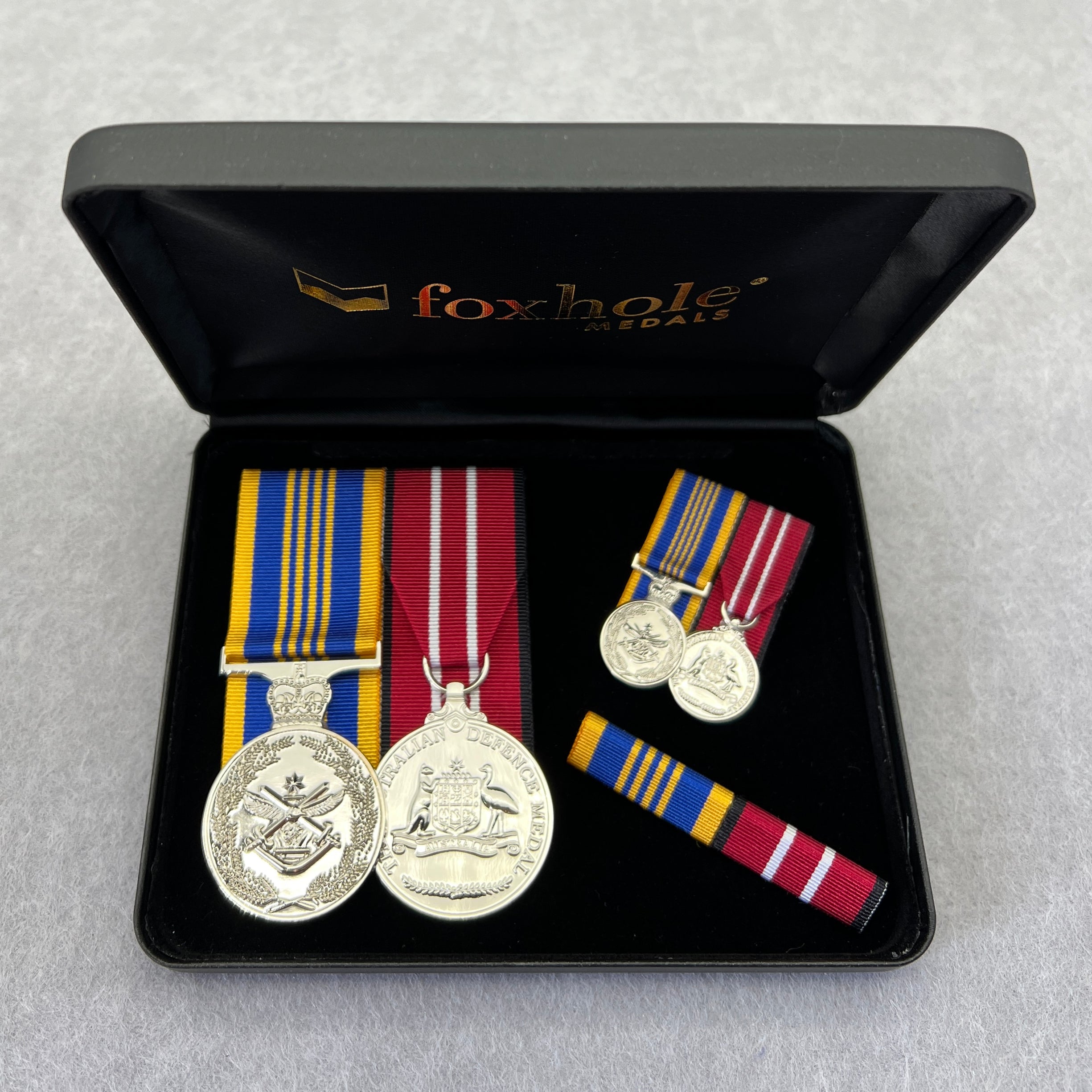 Replica Defence Long Service Medal / Australian Defence Medal Duo